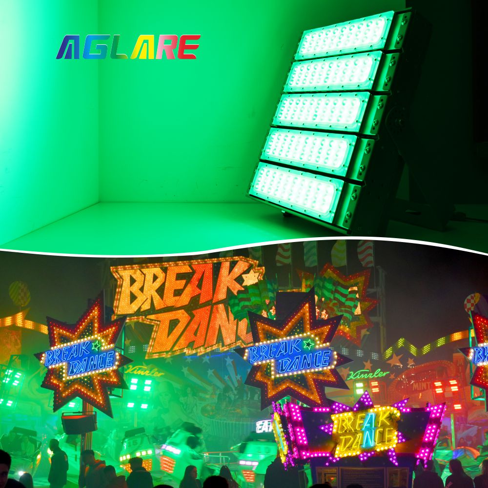 Multi Colored LED Flood Light for Theme Park Lighting - yijia